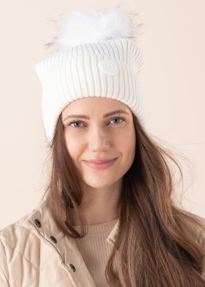 Luhta ziemas cepure Napiala, Balta | WEEKEND