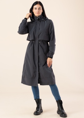 Ivo Nikkolo pavasara-rudens mētelis Manon, Pelēka | WEEKEND