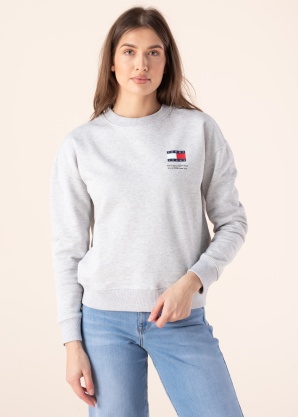 Tommy Jeans džemperis Bxy Graphic Flag, Pelēka | WEEKEND