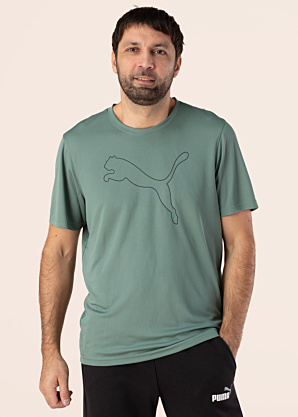 Puma sporta krekls Performance Cat Tee M, Zaļa | WEEKEND