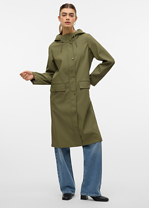 Vero Moda lietusmētelis Malou, Haki, Zaļa | WEEKEND