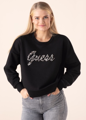 Guess džemperis Manila, Melna | WEEKEND