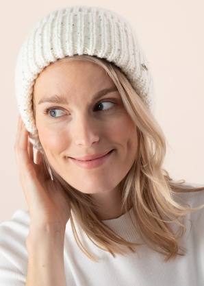 Kamea ziemas cepure Mohana, Balta | WEEKEND