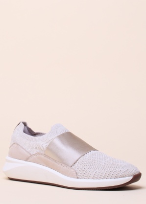 Clarks brīvā laika apavi Un Rio Knit, Bēša, Balta | WEEKEND